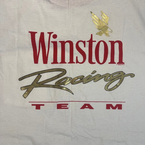 Vintage 1992 DEADSTOCK Single Stitch Winston Racing T… - Gem