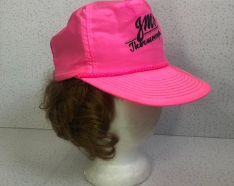 Neon Pink Ball Cap - Etsy