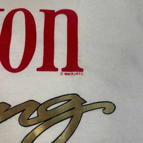 Vintage 1992 DEADSTOCK Single Stitch Winston Racing T… - Gem