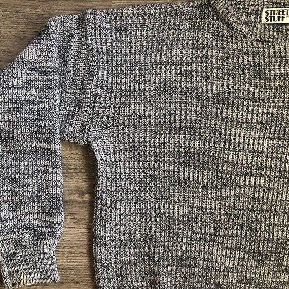 Vintage Retro 90s NormCore Street Stuff White Black G… - Gem