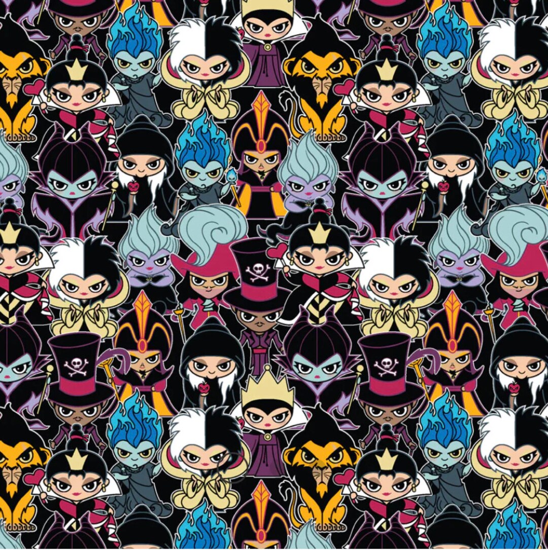 Disney Villains Kawaii Collection Cute Villain Stack Multi - Etsy