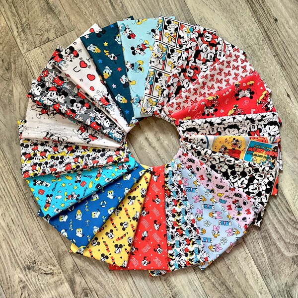 Mickey Mouse Fabric - Etsy