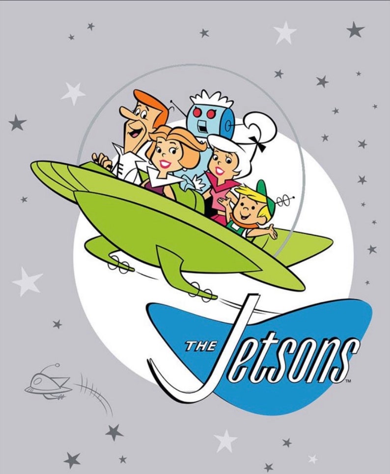 The Jetsons Panel - Cotton Fabric - Etsy