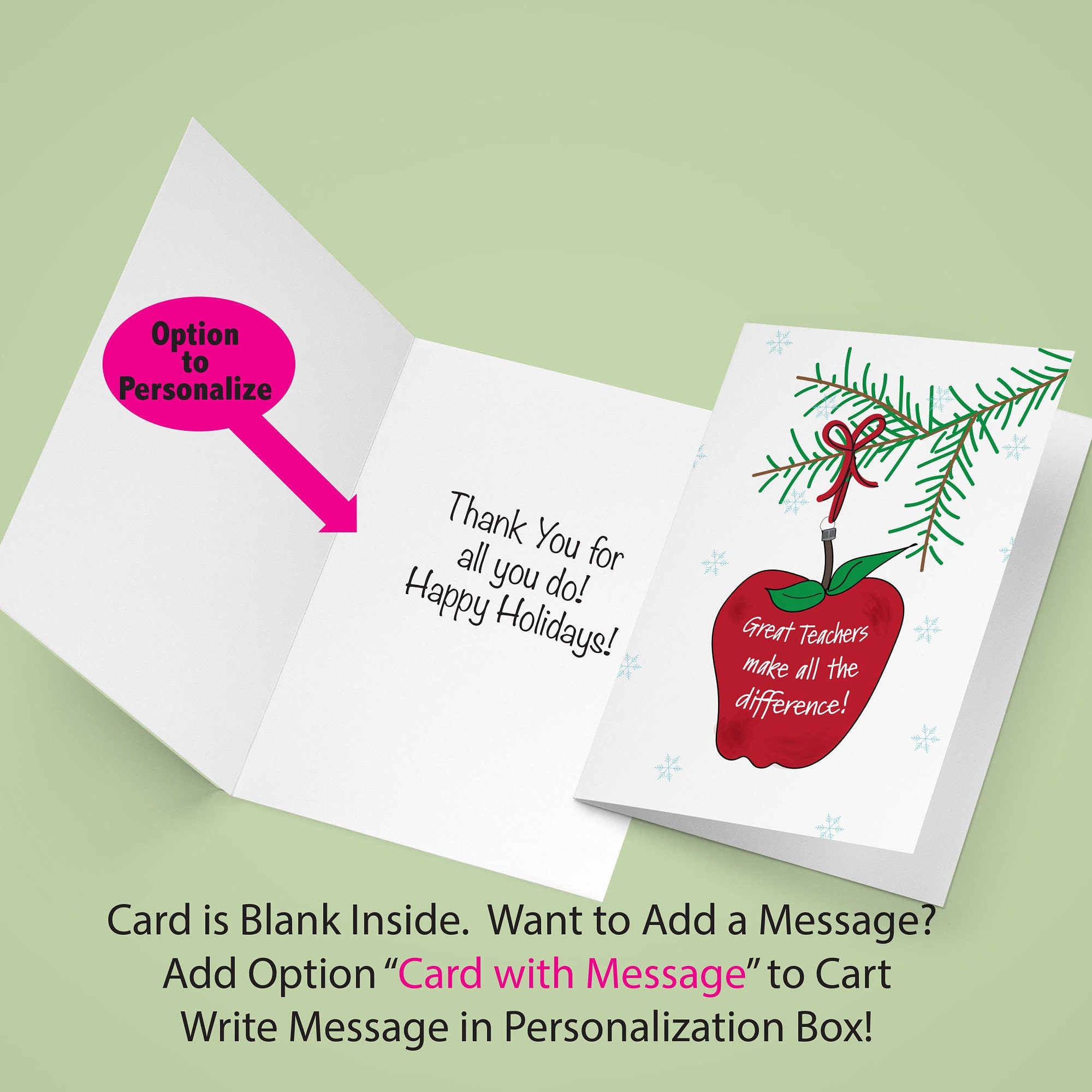 Christmas Card Message For Teacher