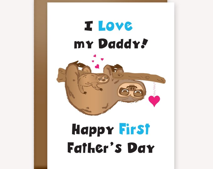 Soon to Be Sloth Dad, Expectant Sloth FATHER, Sloth Mother and Baby ...