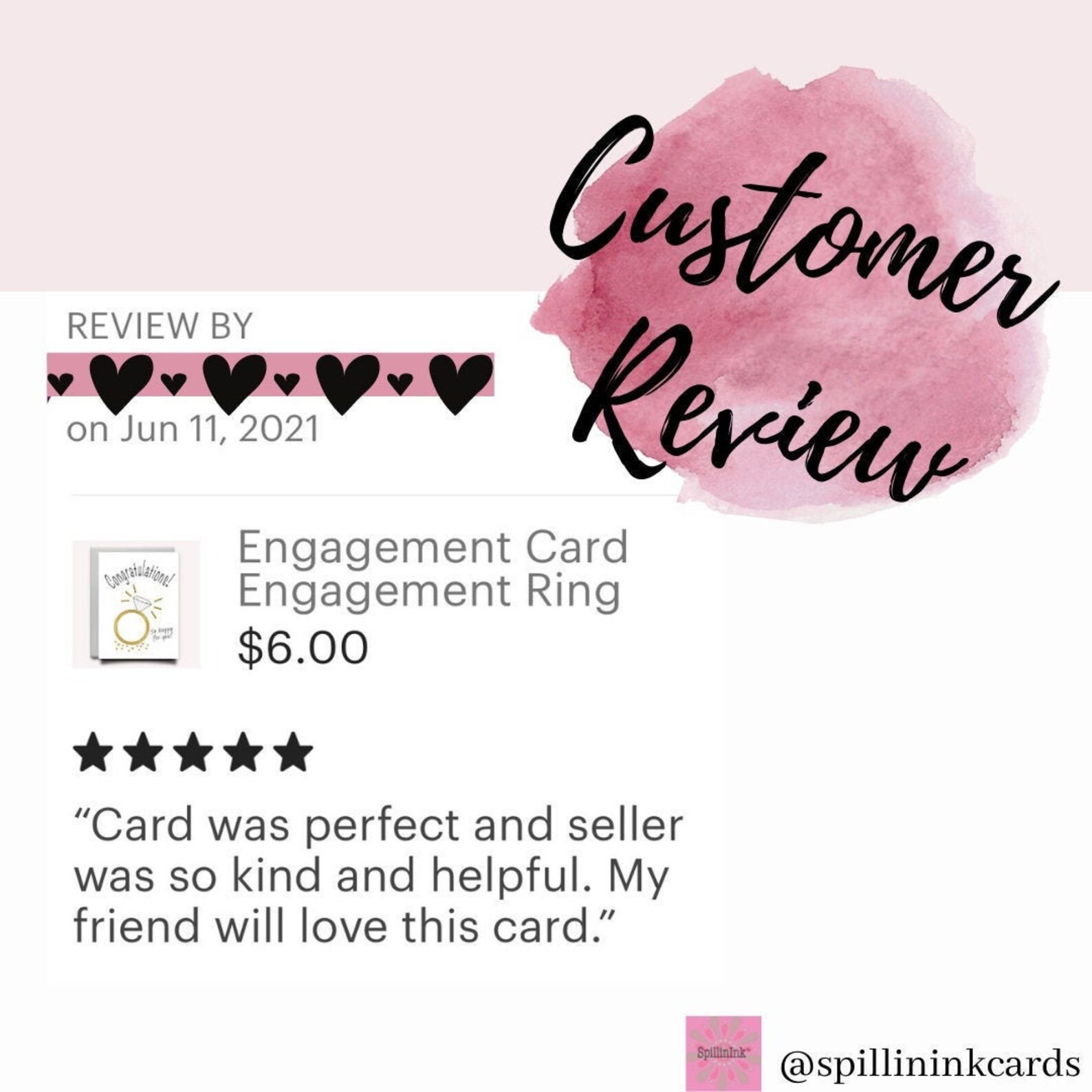 Engagement Card Engagement Ring Card Cute Engagement Card for - Etsy