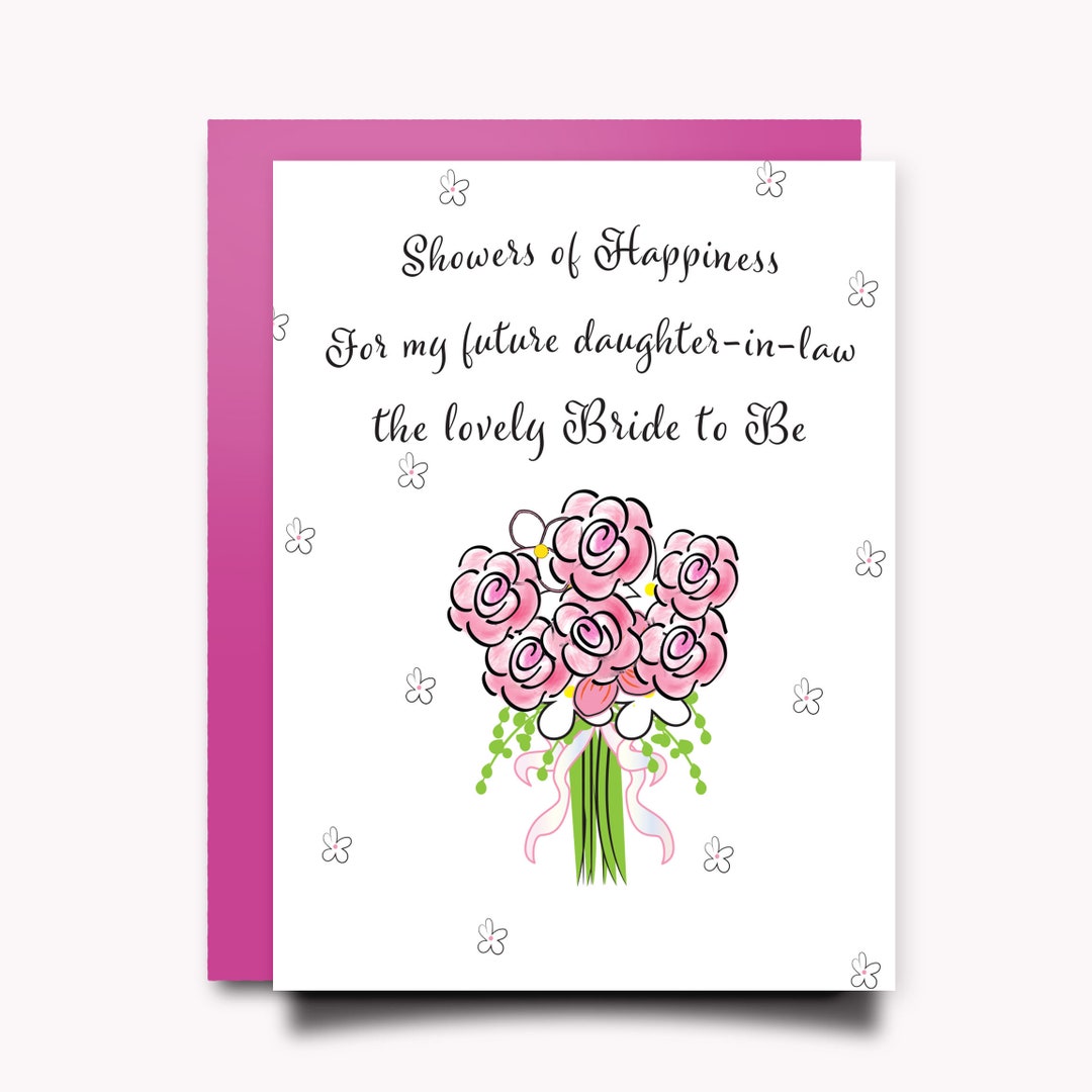 Bridal Shower Card Bridal Shower Gift Bride Gift Bridal Shower Present ...
