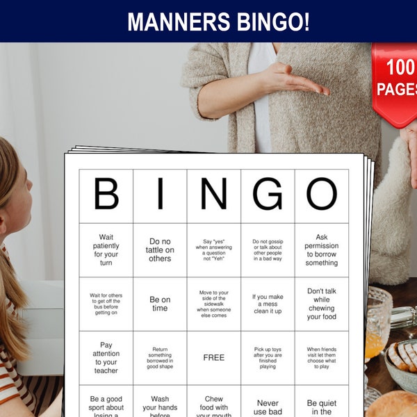 Manners Etiquette - Etsy