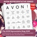 AVON Representative Bingo Cards - 100 Pages to Download and Print - Etsy