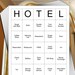 Hotel Bingo Cards - 100 Pages to Download and Print - Etsy