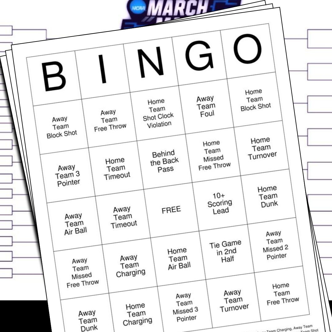 March Madness Bingo Cards 100 Pages to Download and Print - Etsy