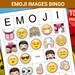 All Emoji Images Bingo Cards 100 Pages to Download and Print - Etsy