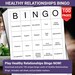 Healthy Relationships Bingo Cards - 100 Pages to Download and Print - Etsy