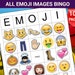 All Emoji Images Bingo Cards 100 Pages to Download and Print - Etsy
