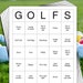 Golf Bingo Cards - 100 Pages to Download and Print - Etsy