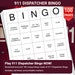 911 Dispatcher Bingo Cards - 100 Pages to Download and Print - Etsy