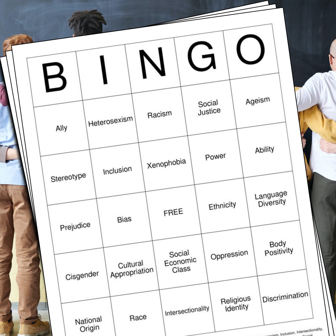 Diversity Bingo Cards 100 Pages to Download and Print - Etsy