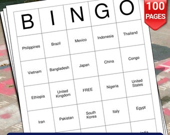 Pokeno Bingo Cards 100 Pages to Download and Print - Etsy