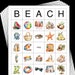 Beach Images Bingo Cards - 100 Pages to Download and Print - Etsy