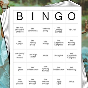 Kama Sutra Positions Bingo Cards - 100 Pages to Download and Print - Etsy