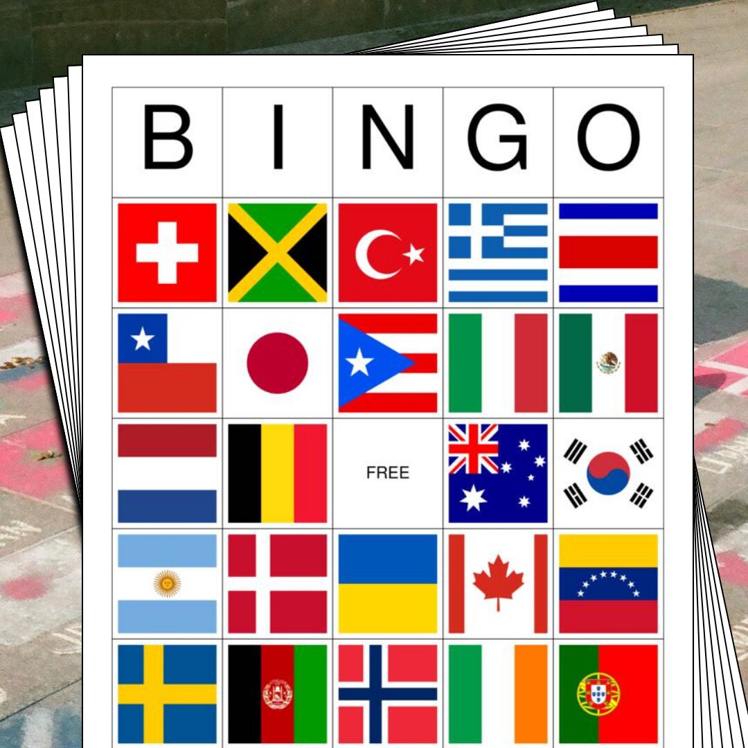 Images of Country Flags Bingo Cards 100 Pages to Download and Print - Etsy