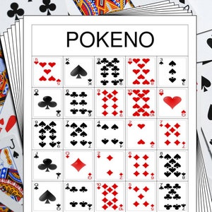 Pokeno Bingo Cards - 100 Pages to Download and Print - Etsy