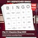 911 Dispatcher Bingo Cards - 100 Pages to Download and Print - Etsy