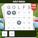 Golf Bingo Cards - 100 Pages to Download and Print - Etsy