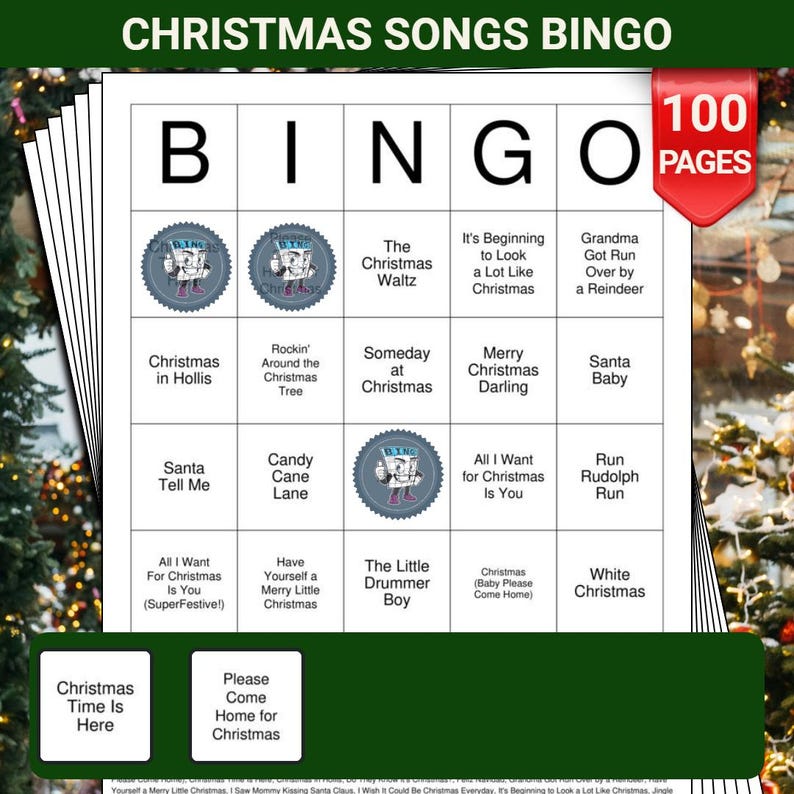 Xmas Games 300 Christmas Bingo Cards, Christmas Number Bingo, Christmas ...