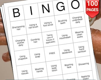 School Images Bingo Cards 100 Pages to Download and Print - Etsy