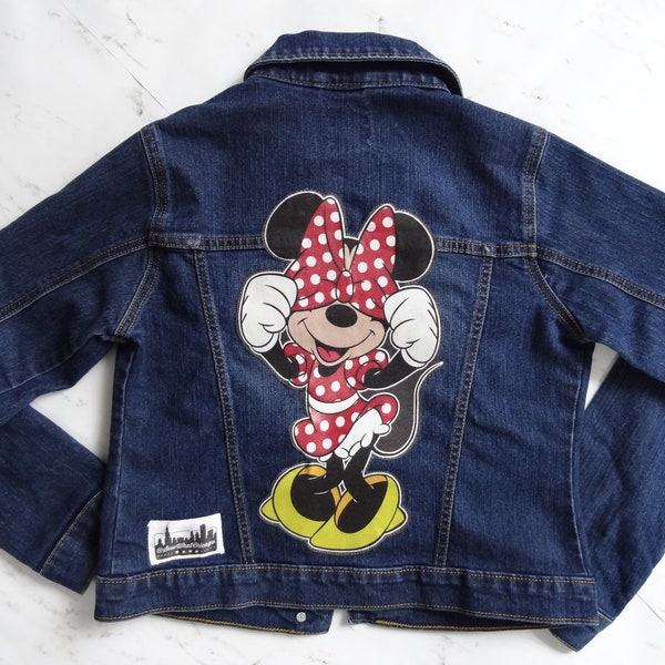 Minnie Mouse Jean Jacket - Etsy