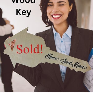 Real Estate Closing Key Wood Key Realtor Key Home Sweet Home Key - Etsy