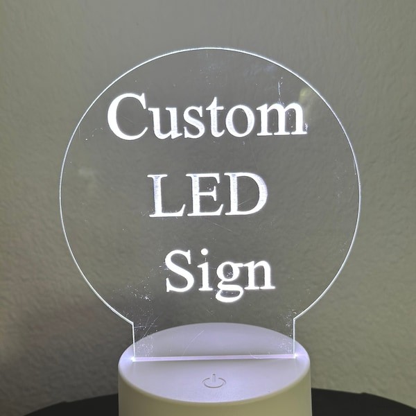 CUSTOM LED SIGNS - Etsy
