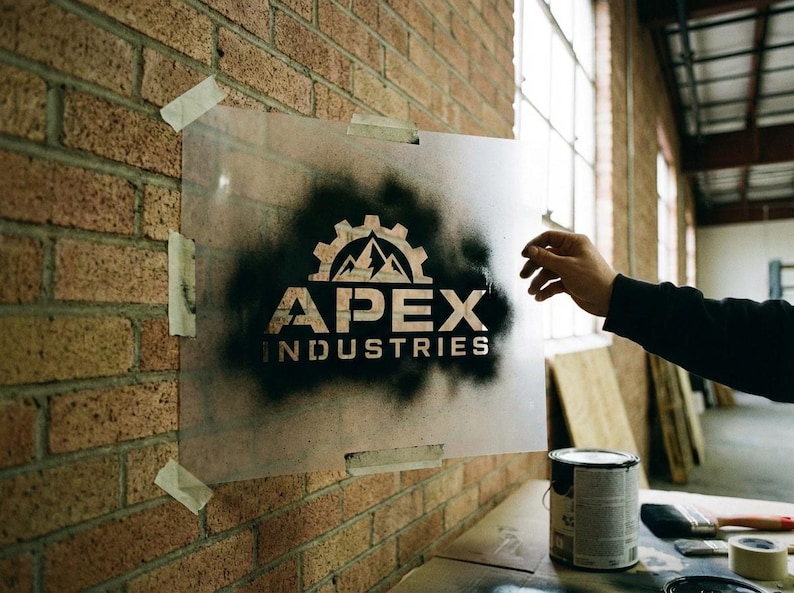 Custom Stencil - Your Logo. Reusable Mylar 10mil - Etsy