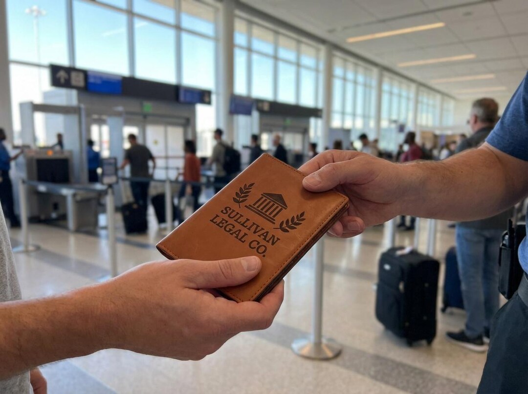 Personalized Passport Cover - Corporate Logo Laser Engraved - 2 Colors ...