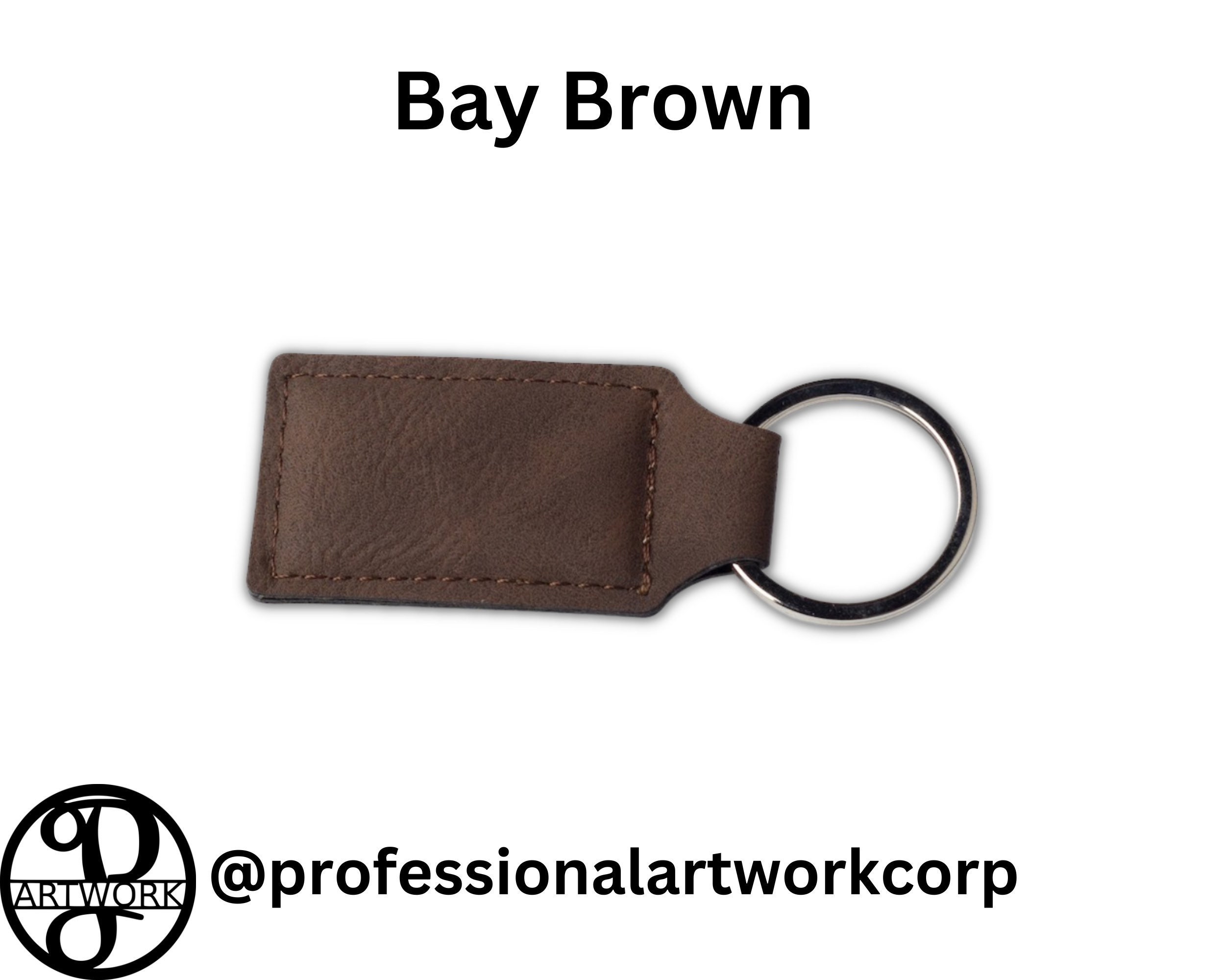 Custom Keychain Corporate Logo or Monogram 3 Colors to - Etsy