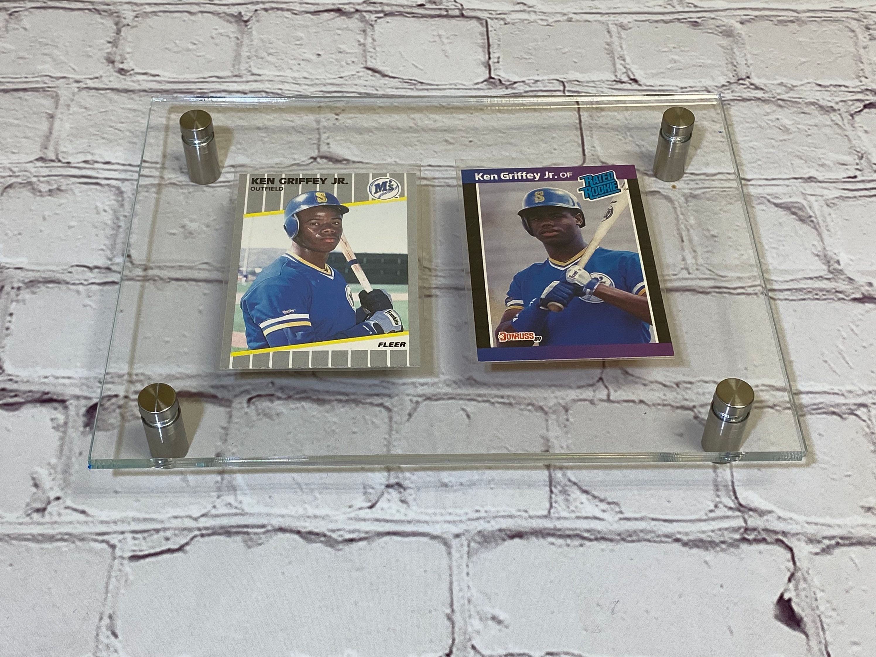 Baseball or Basketball Card Double Panel Floating Acrylic - Etsy