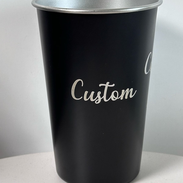 Laser Engraved Stainless Steel Cup - Etsy