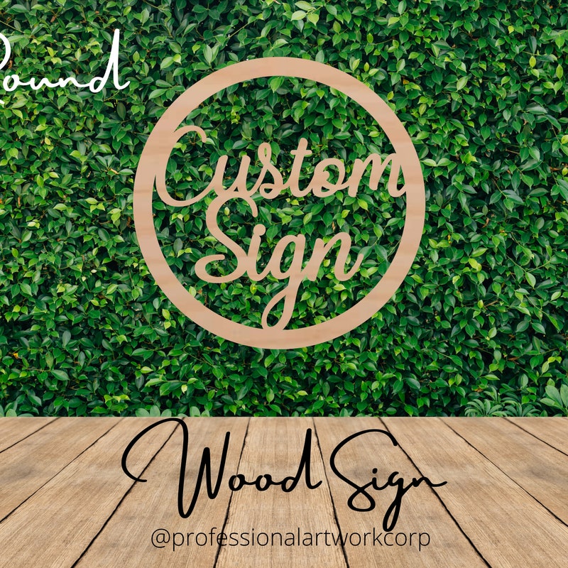 Custom Wooden Sign - Etsy