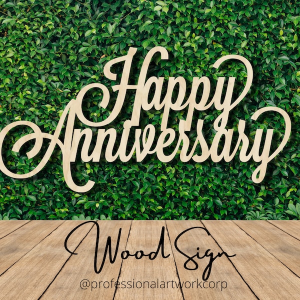Anniversary Sign - Etsy