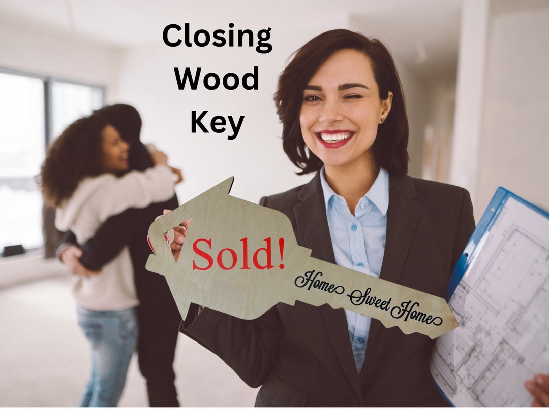 Real Estate Closing Key Wood Key Realtor Key Home Sweet Home Key - Etsy