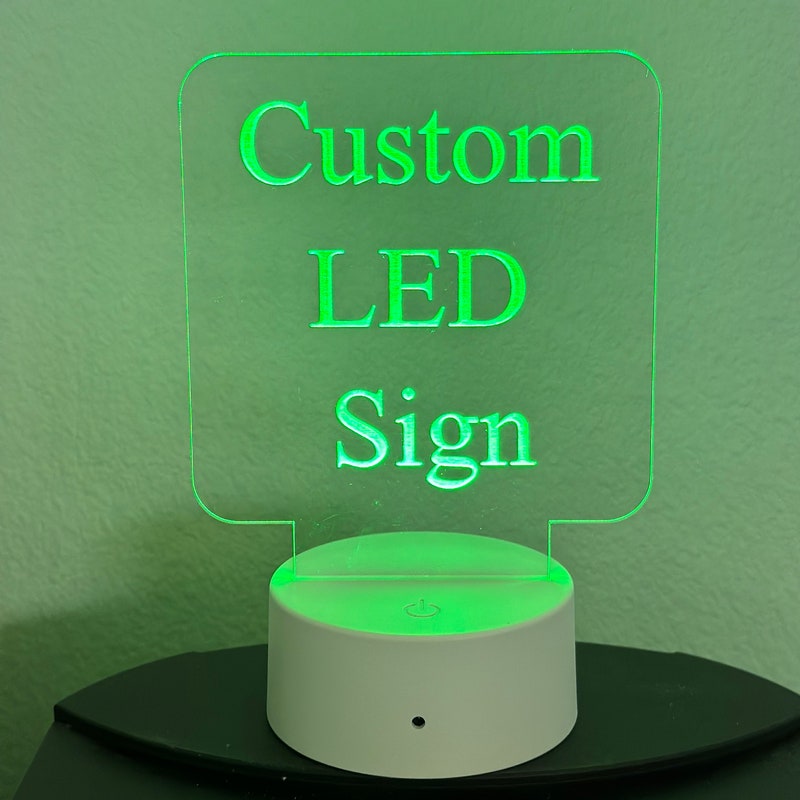 Custom Led Signs - Etsy