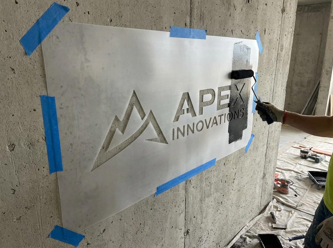 Custom Stencil - Your Logo. Reusable Mylar 10mil - Etsy