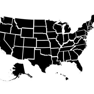Rustic USA Map, Travel Gift, United States Travel Map, Wall Art, DIY ...