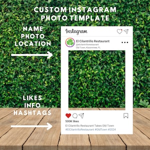 Custom Social Media Photo Frame: Company Events, Birthdays (24" X 36 ...