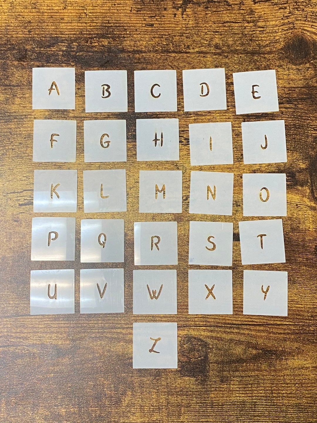 Stencil Full Alphabet - Individual Sheet per Letter - Over 20 Fonts to ...
