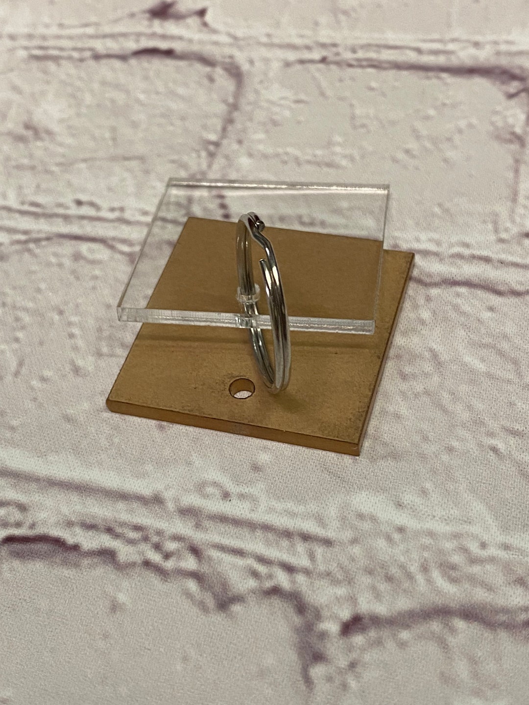 Square Acrylic Keychain Blanks: Laser Engraving, Glowforge, Cricket - Etsy