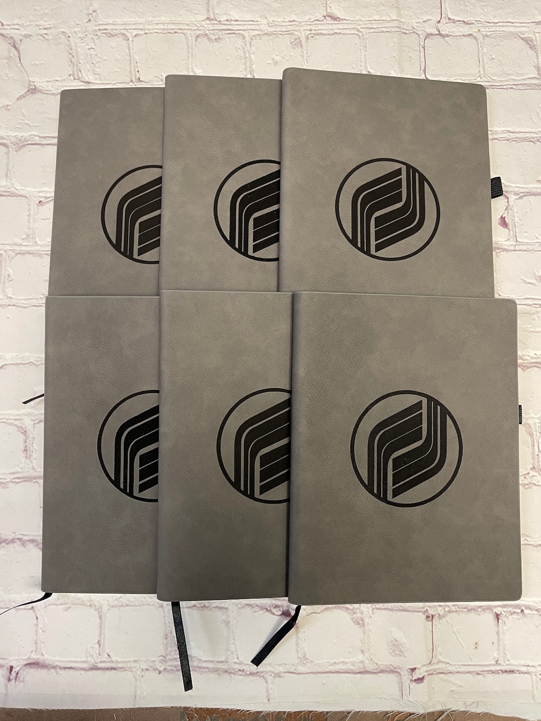 Bulk Notebook - Company Logo Laser Engraved - 4 Colors to Choose From ...