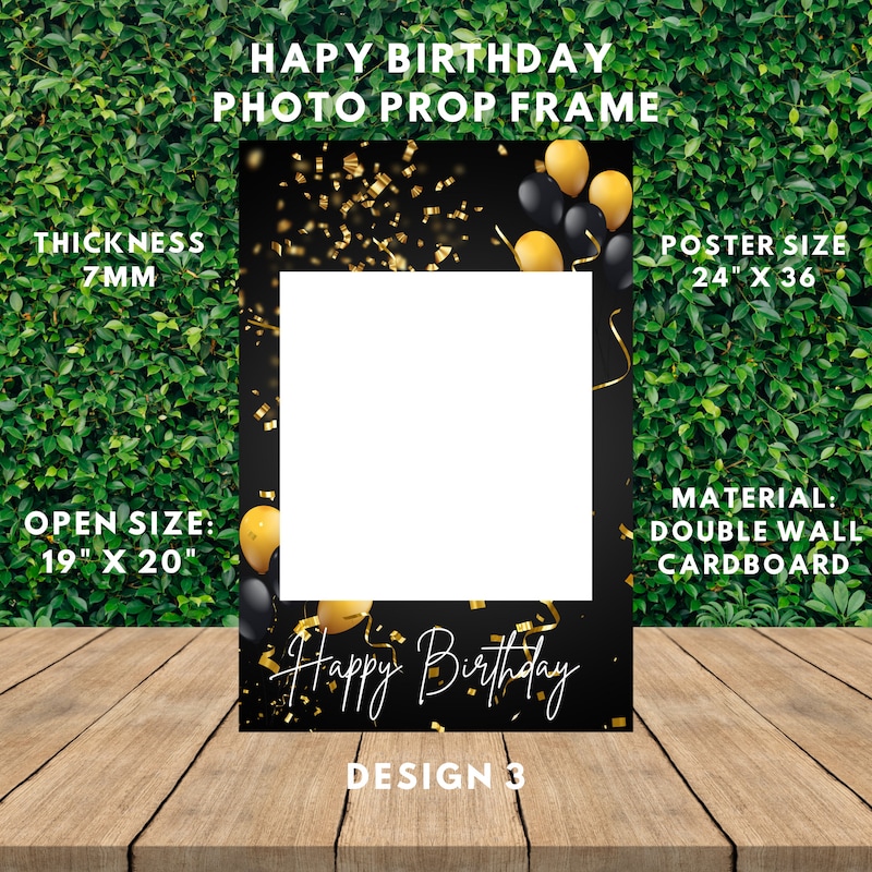 Birthday Photo Frame Prop - Etsy