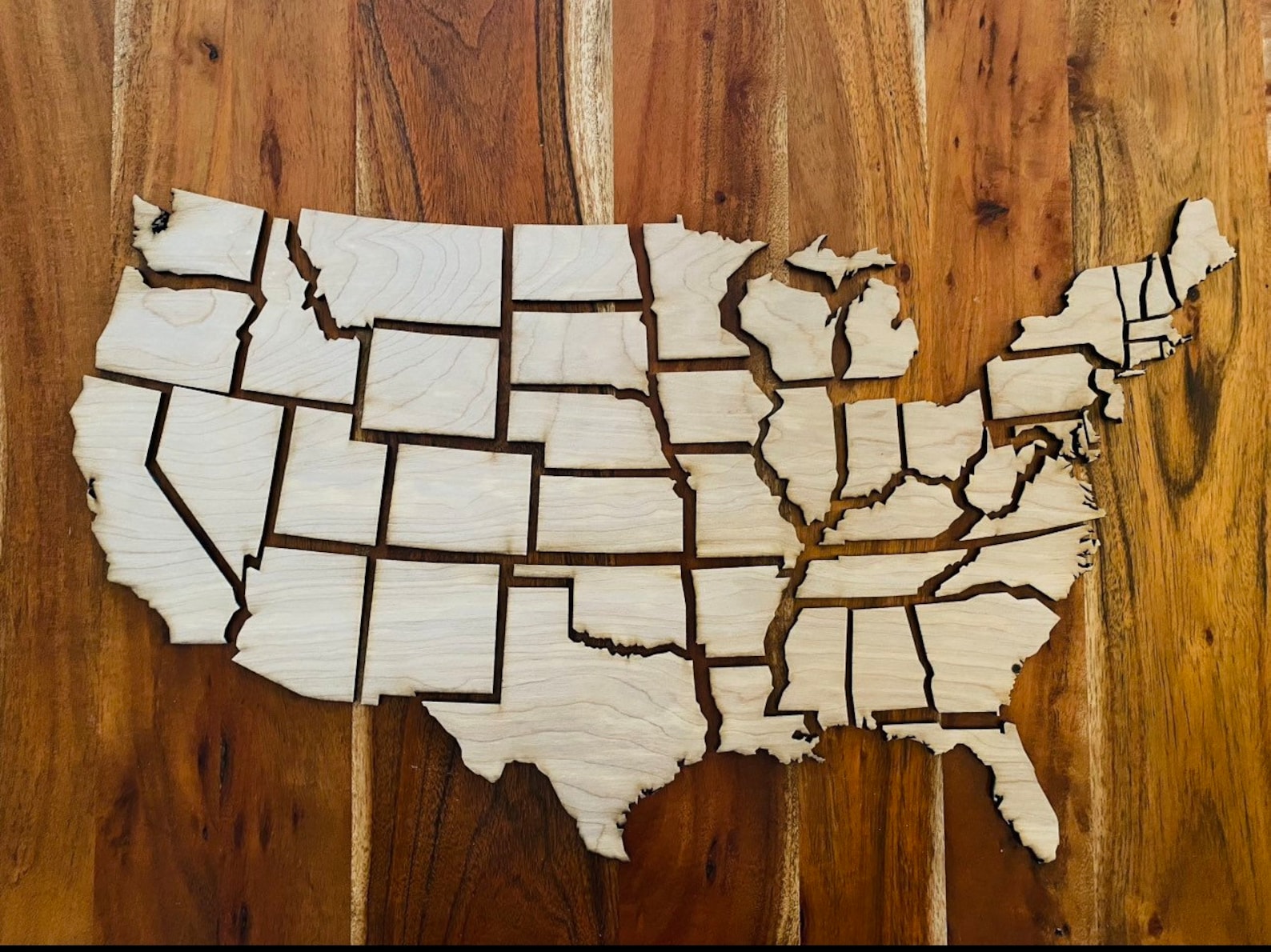 Rustic USA Map, Travel Gift, United States Travel Map, Wall Art, DIY ...